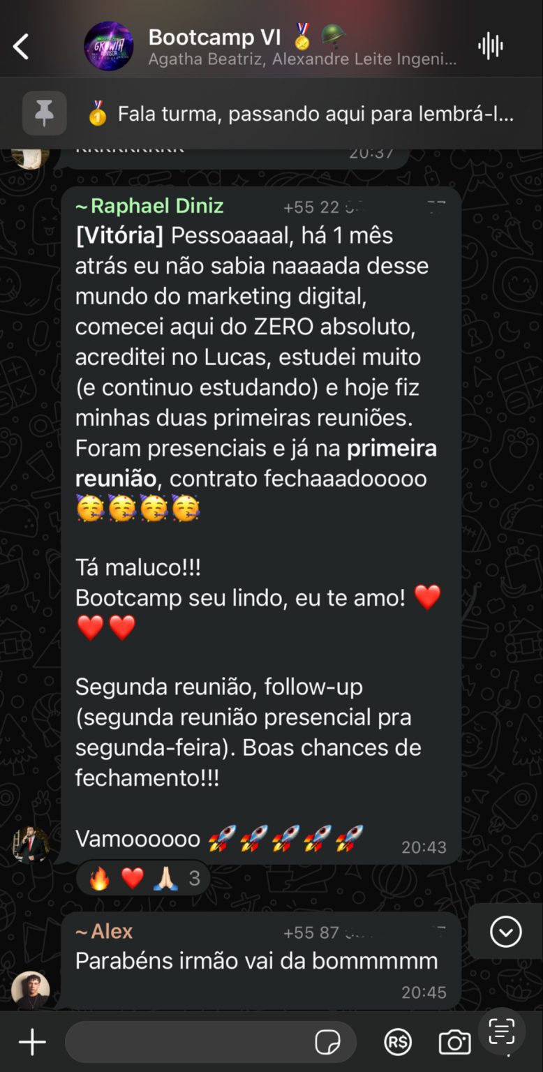 Bootcamp Growth Advisor - Lucas Felix - Lucas Felix